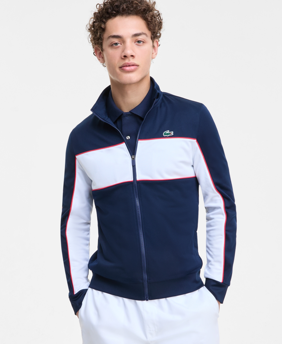 Click here for Lacoste Mens Classic-Fit Logo Sweatshirt - 5GC - N... prices