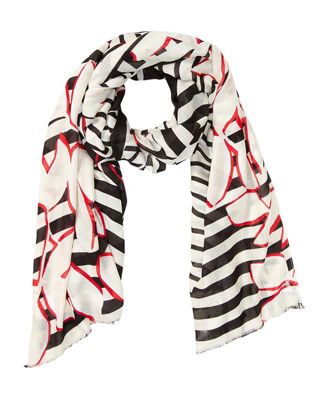 Olsen Multi Pattern Scarf - Macy's