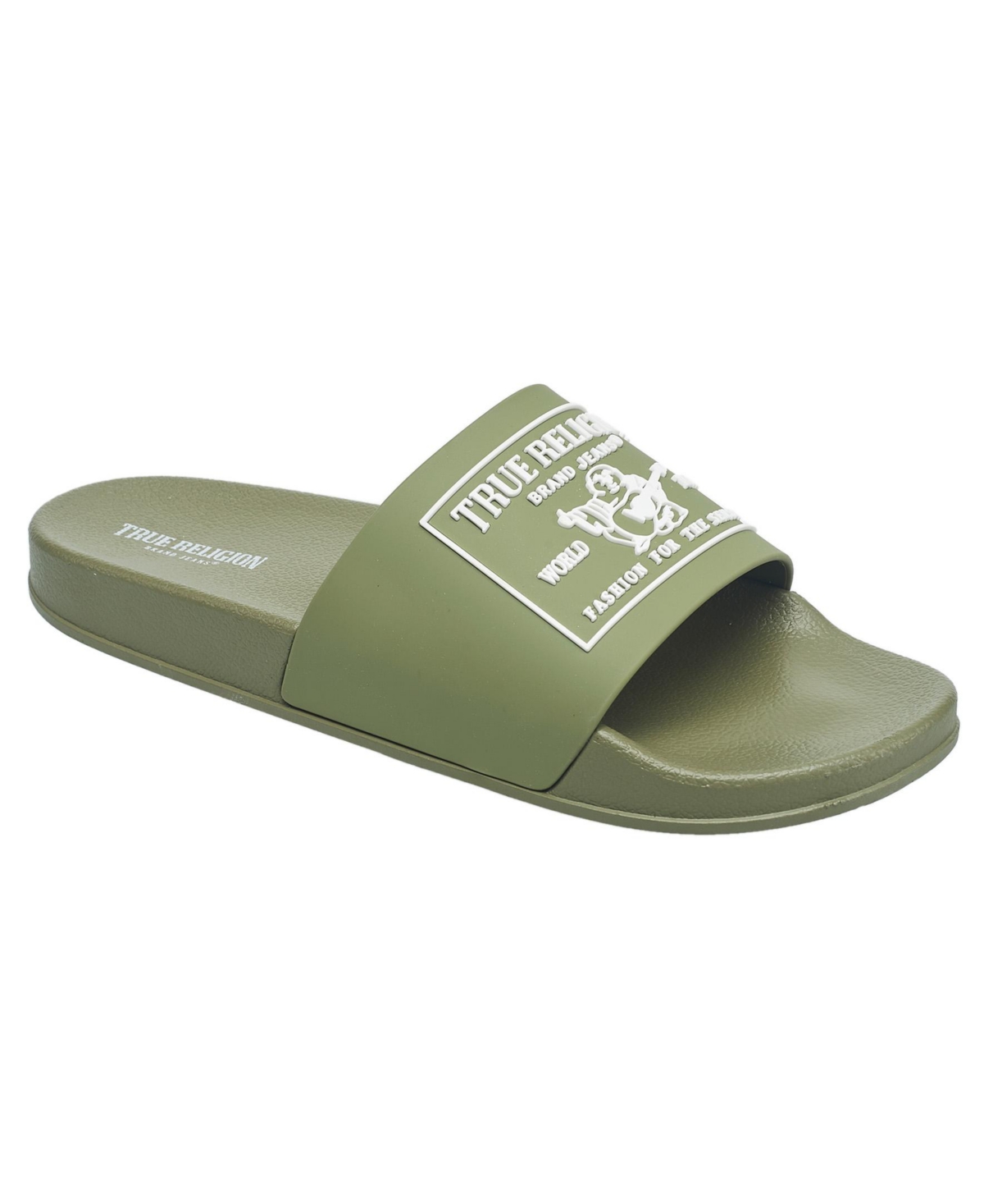 Click here for True Religion Mens Kendrick Logo Slide - Olive prices