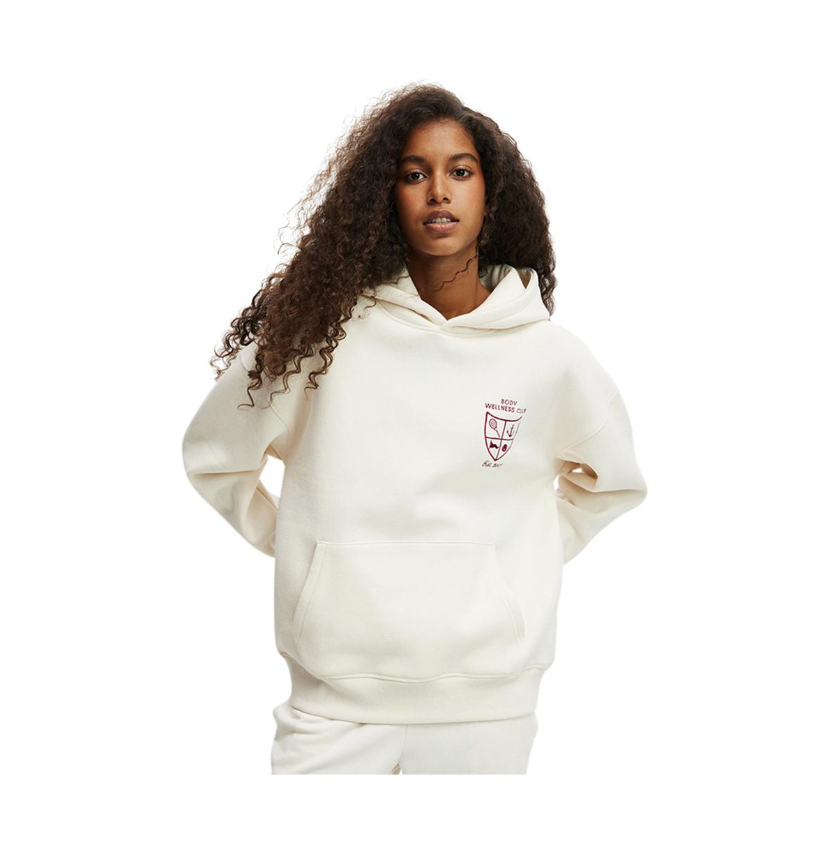 Click here for Cotton On Womens Active Plush Premium Graphic Hood... prices