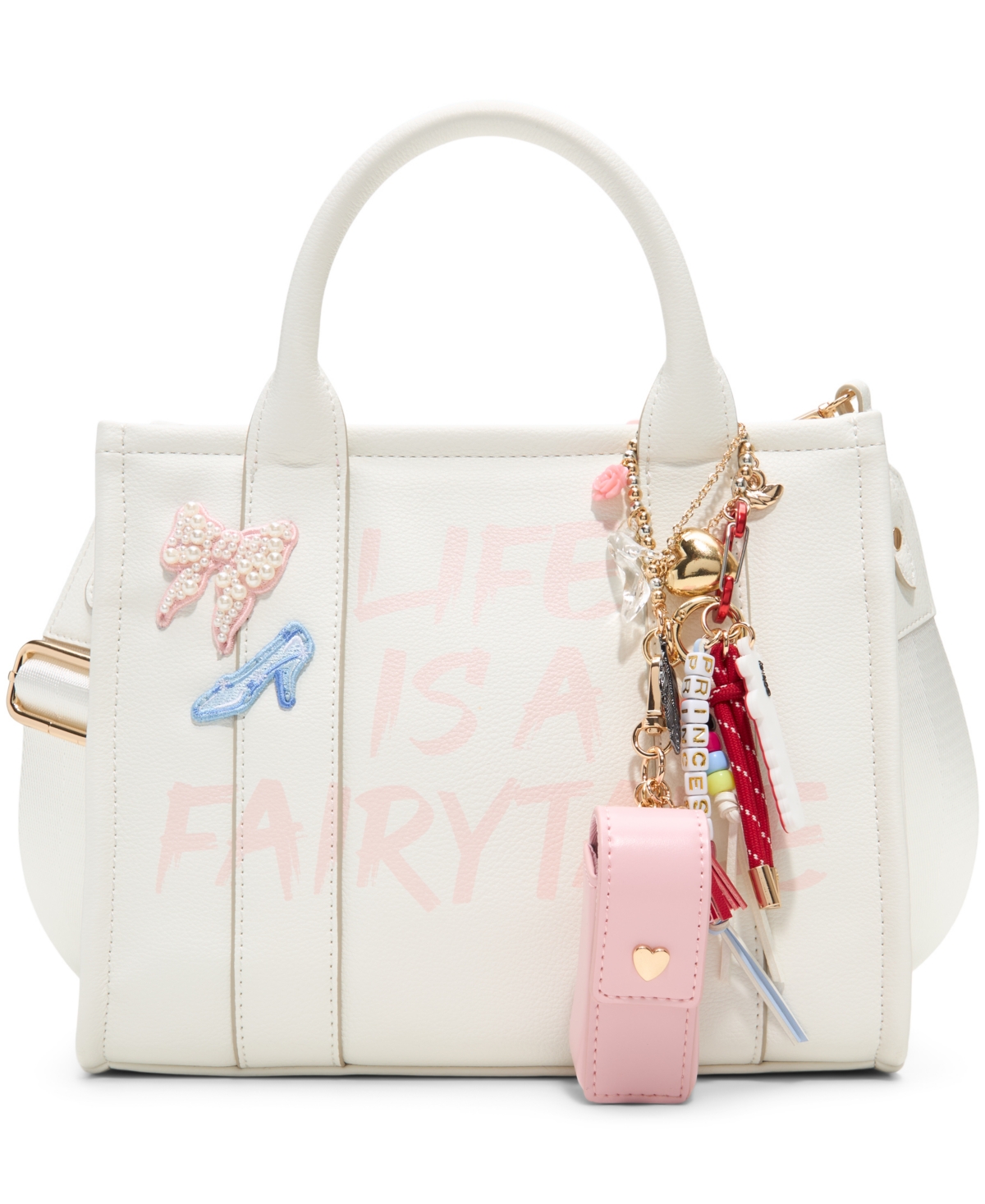 Click here for Aldo Princesstote Small Satchel Bag - White prices
