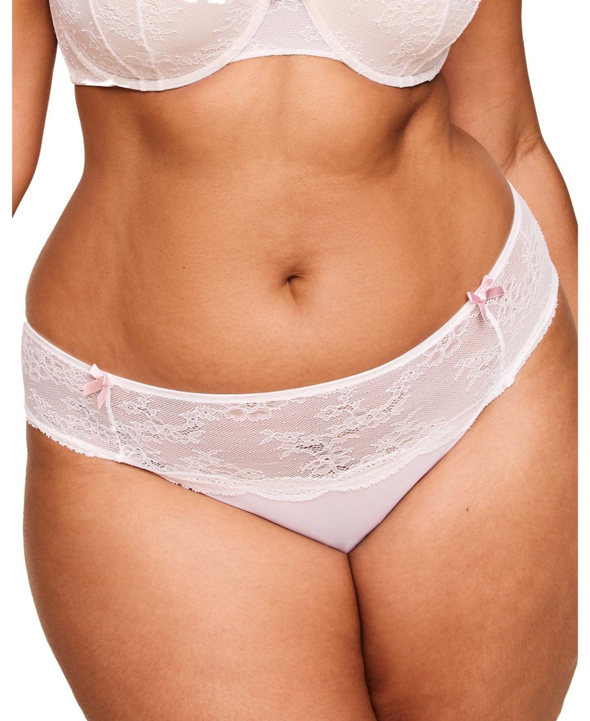Click here for Anabella Womens Plus-Size Cheeky Panty - White prices