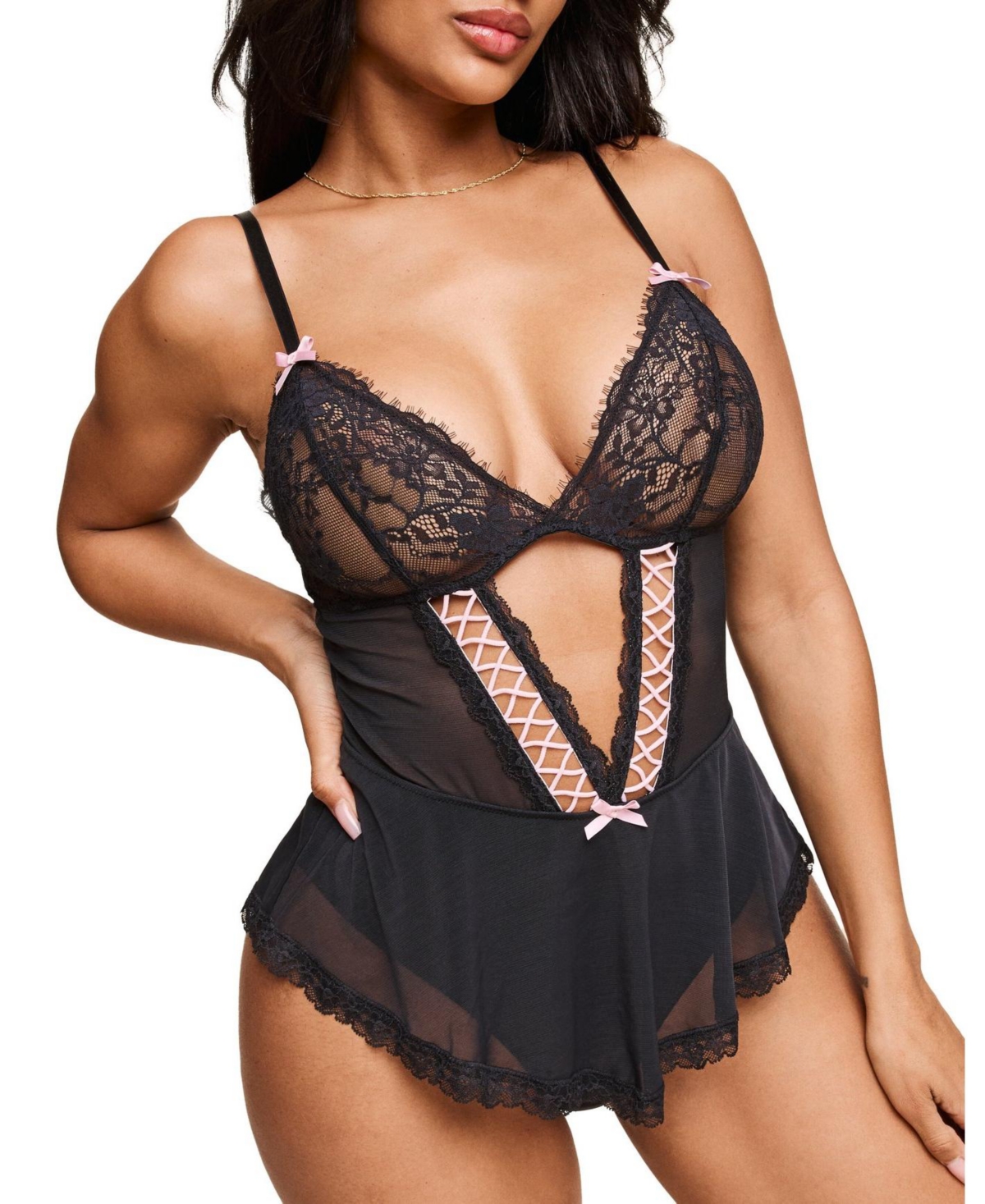 Click here for Eleanor Womens Bodysuit Lingerie - Black prices