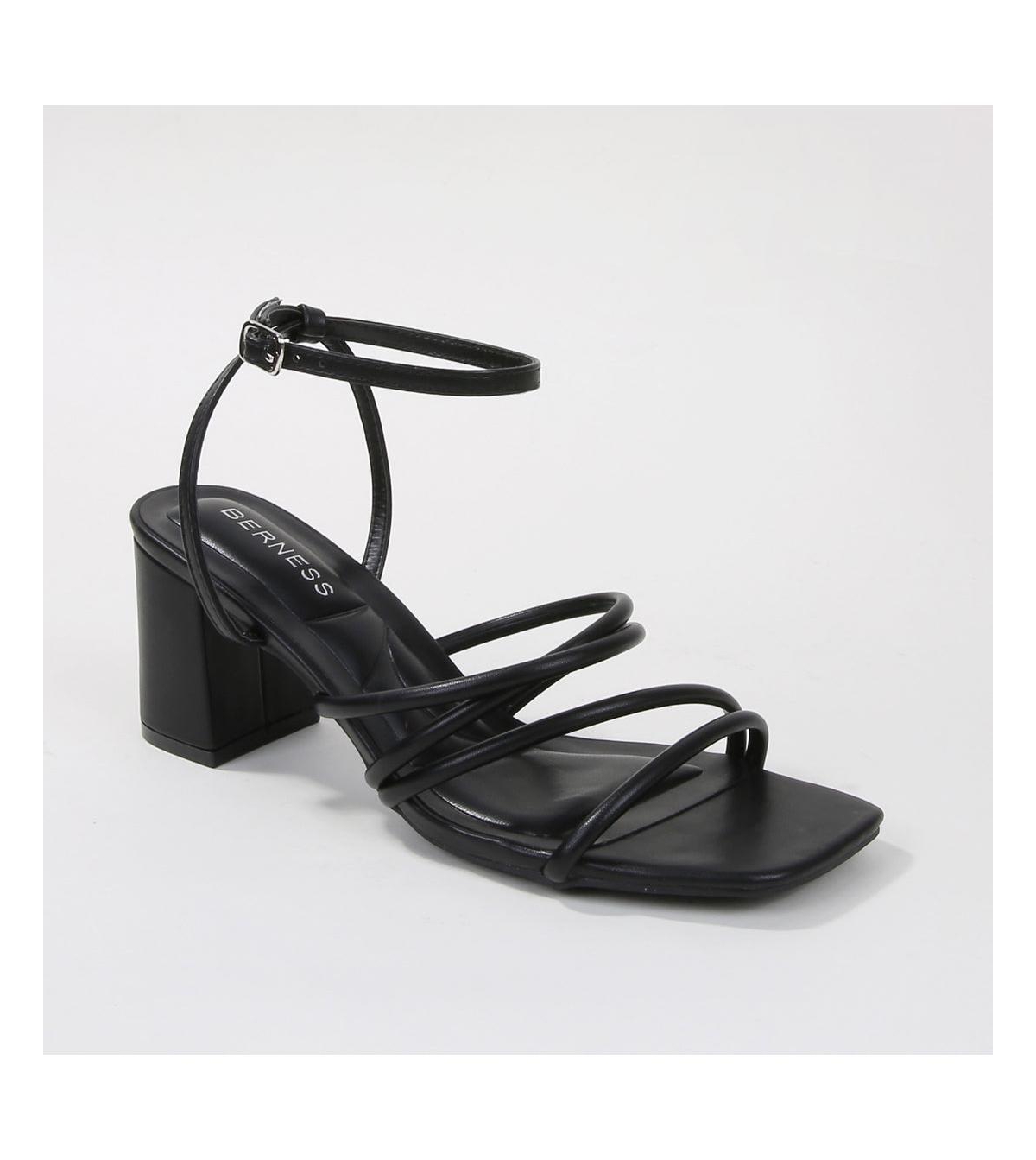 Click here for Emmarie Strappy Block Heel Sandals - Black prices