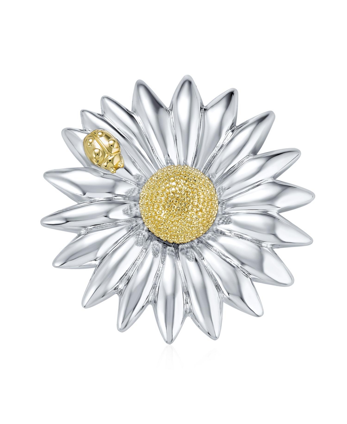 Click here for Bling Jewelry Two Tone Brooch Pin Fashion Ladybug... prices