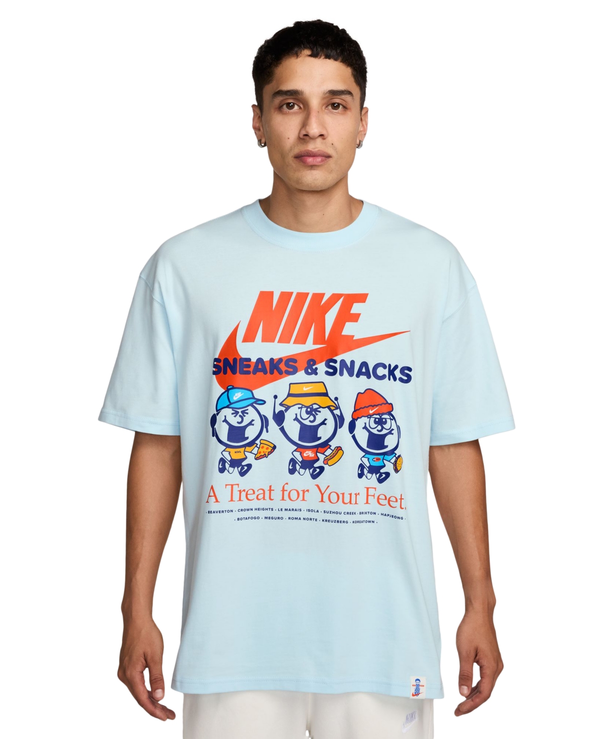 Click here for Nike Mens Sportswear Max90 Loose-Fit Graphic T-Shi... prices