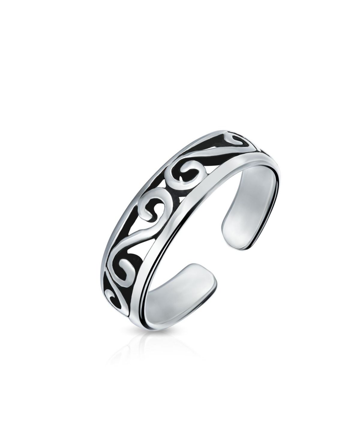 Click here for Bling Jewelry Open Spiral Celtic Scroll Wide Midi... prices