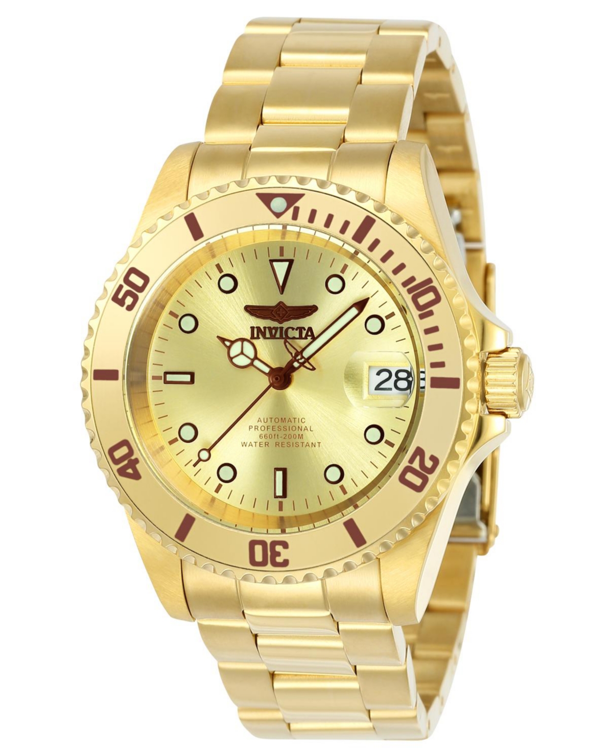 Click here for Invicta Mens 24762 Pro Diver Automatic 3 Hand Cham... prices