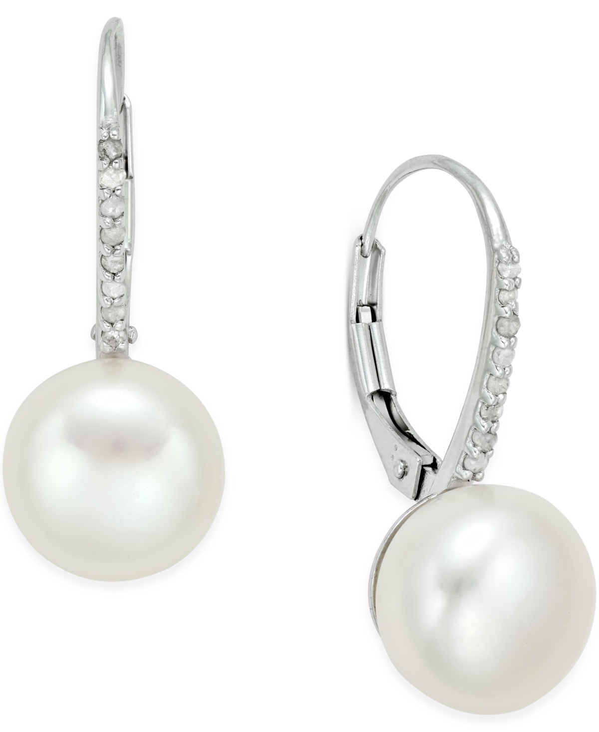 Click here for Cultured Freshwater Pearl (10mm) and Diamond (1/10... prices