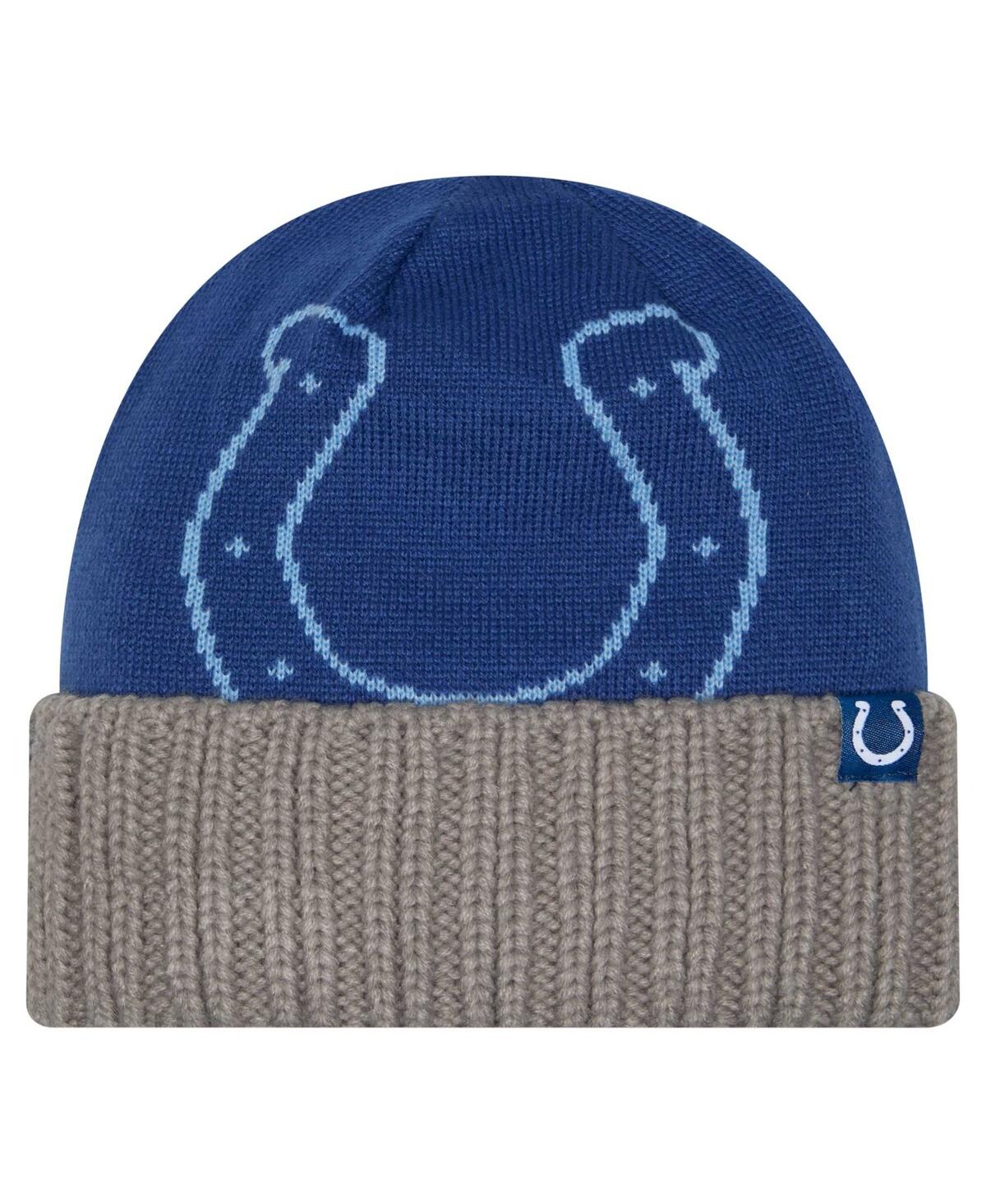 Click here for New Era Mens Royal Indianapolis Colts Oversize Cuf... prices