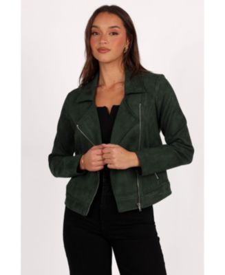 Petal and Pup Women's Spencer Faux Suede Moto Jacket - Macy's