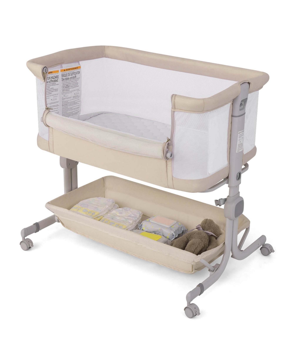 Click here for Baby Bassinet Bedside Sleeper with6-Level Adjustab... prices