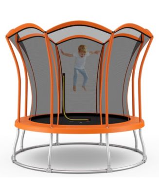 Outdoor Unique Flower Shape Trampoline with Enclosure Net - Macy's
