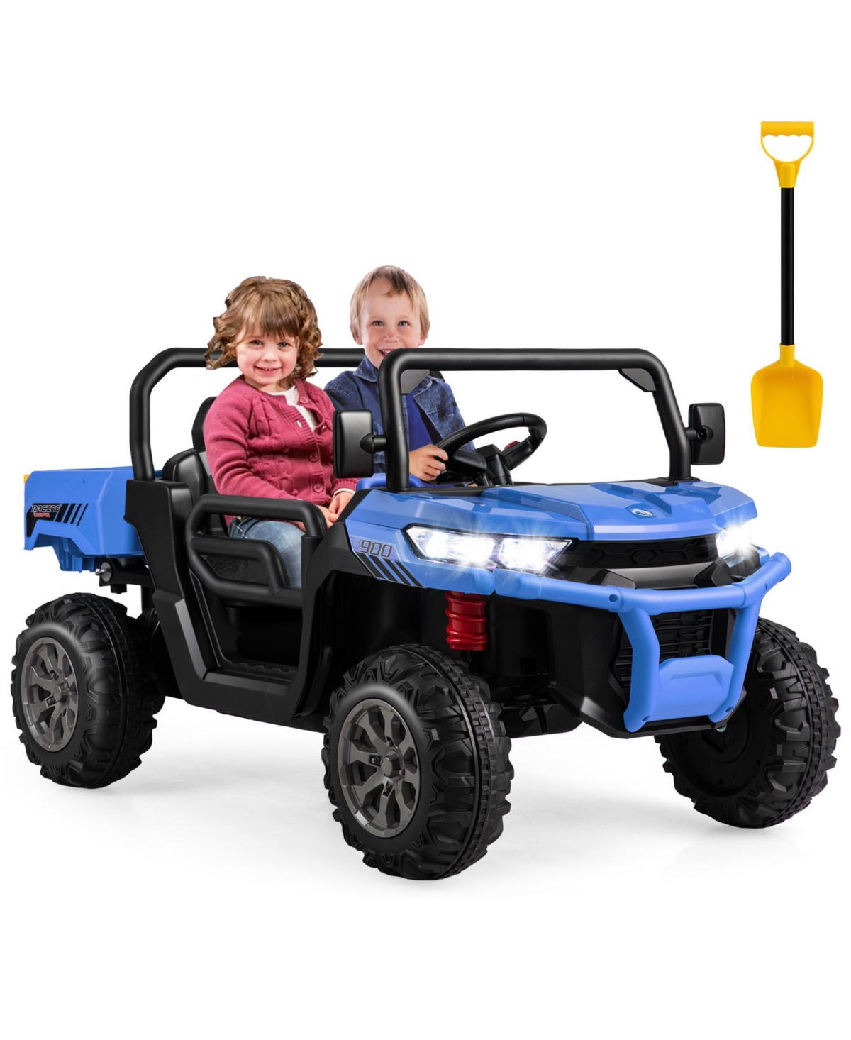 Click here for 24V Ride on Dump Truck with Remote Control - Navy prices