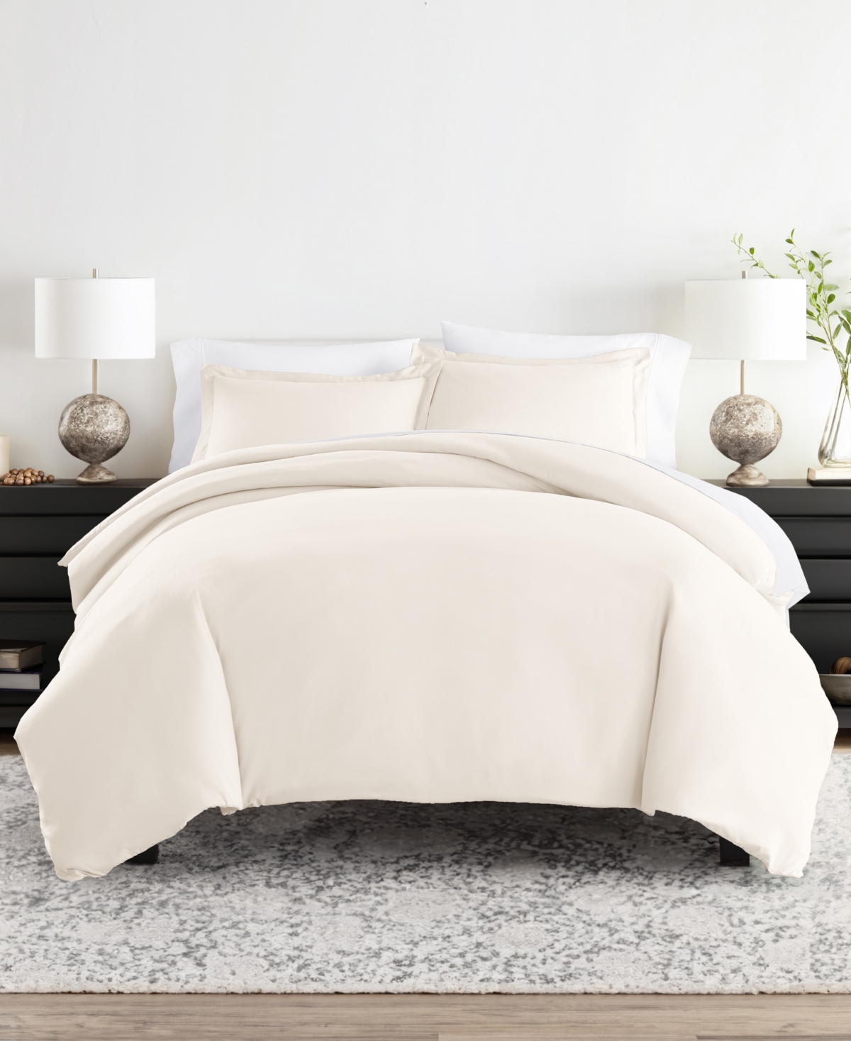 Click here for ienjoy Home Double Brushed Solid Duvet Cover Set... prices