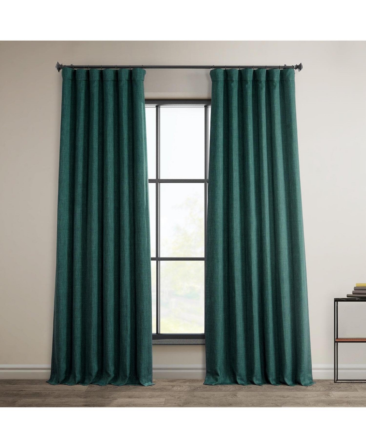 Click here for Half Price Drapes Textured Faux Linen Room Darkeni... prices