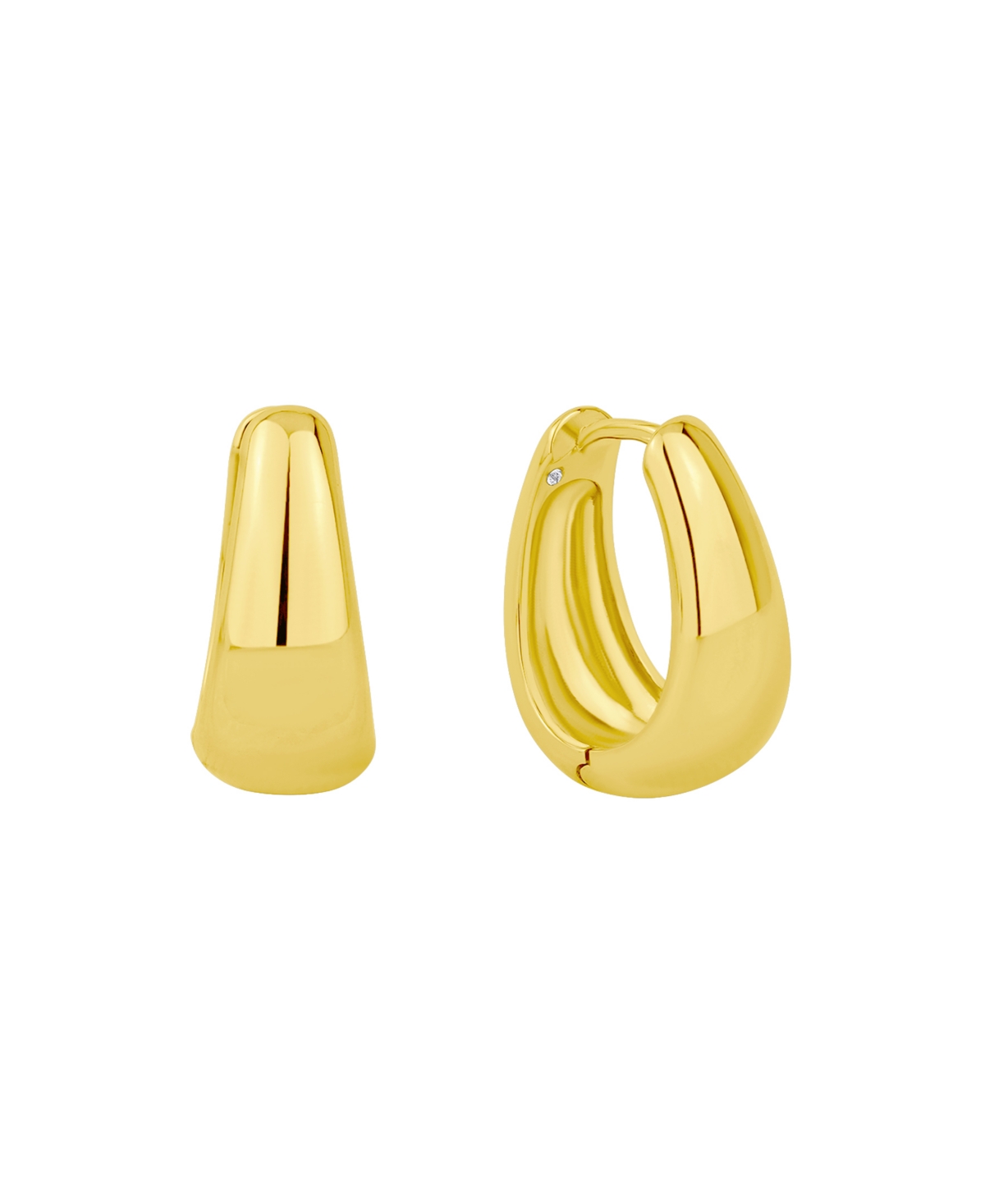Click here for And Now This Graduated Huggie Hinged Hoop Earrings... prices