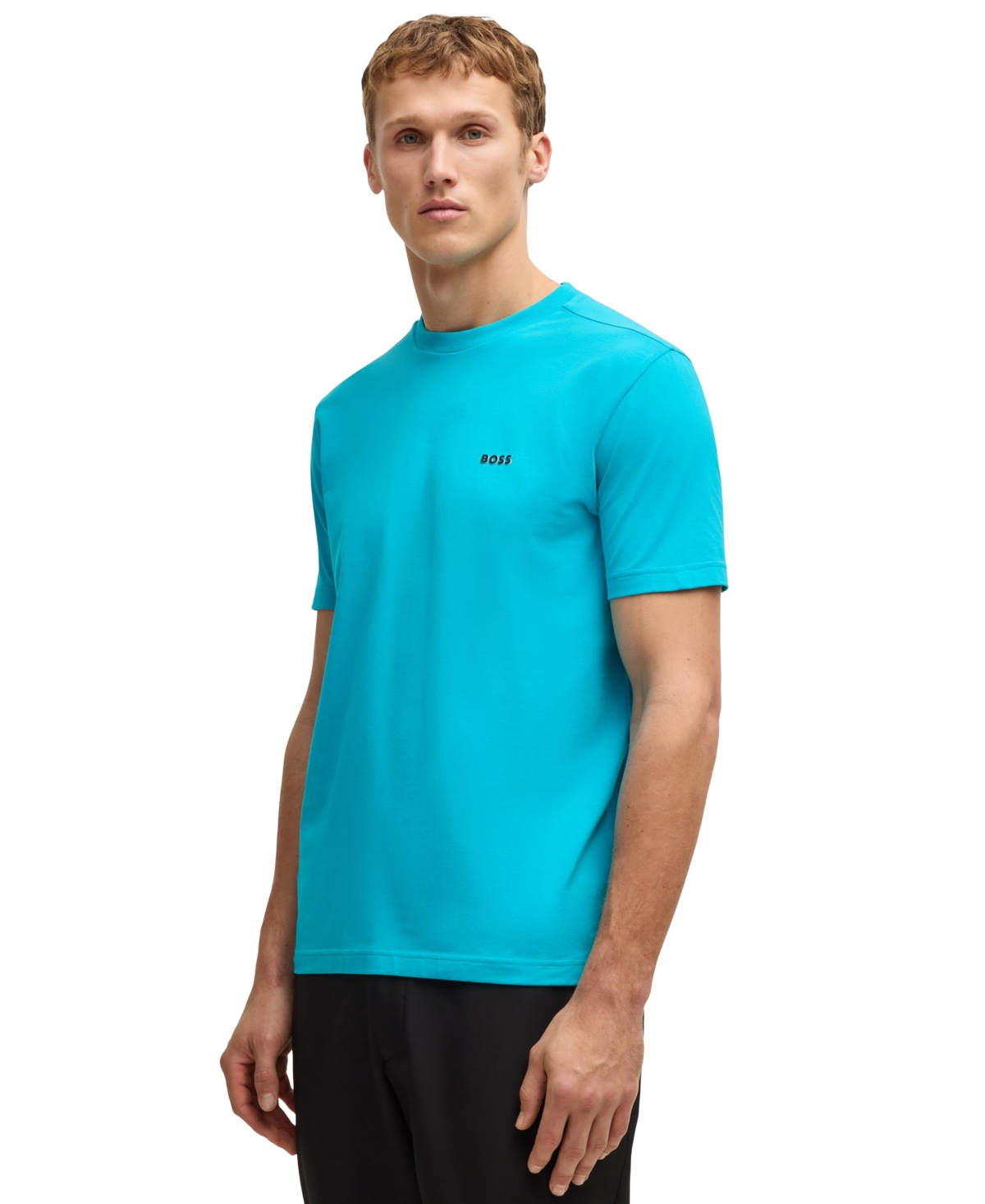 Click here for Boss by Hugo Boss Mens Contrast Logo Regular-Fit T... prices