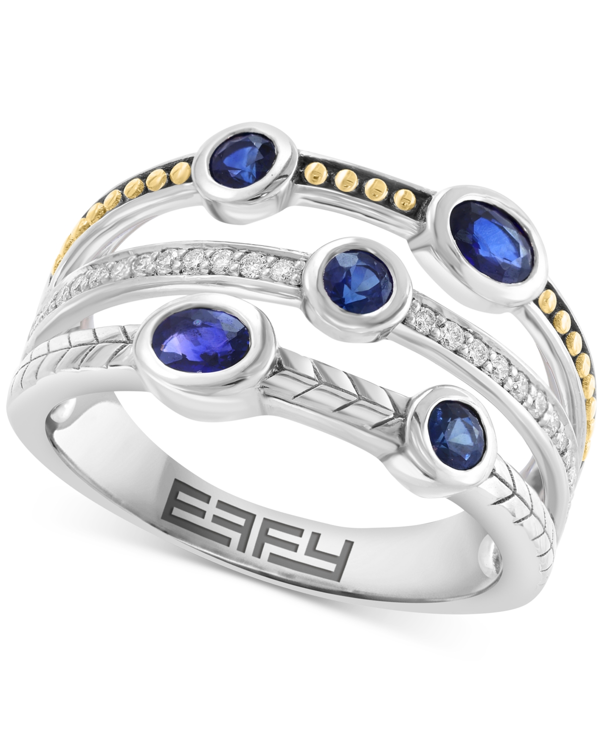 Click here for Effy Sapphire (5/8 ct. t.w.) & Diamond (1/10 ct. t... prices