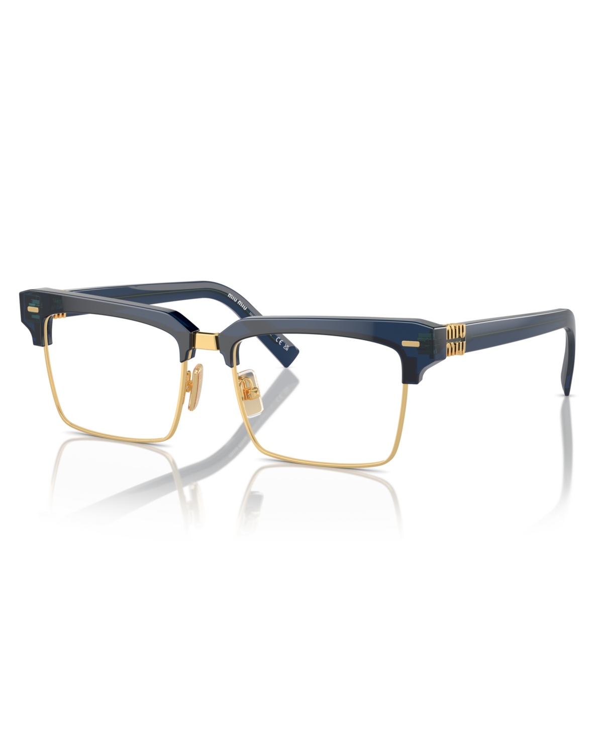 Click here for Miu Miu Womens Eyeglasses  Mu 11XV - Blue Crystal prices