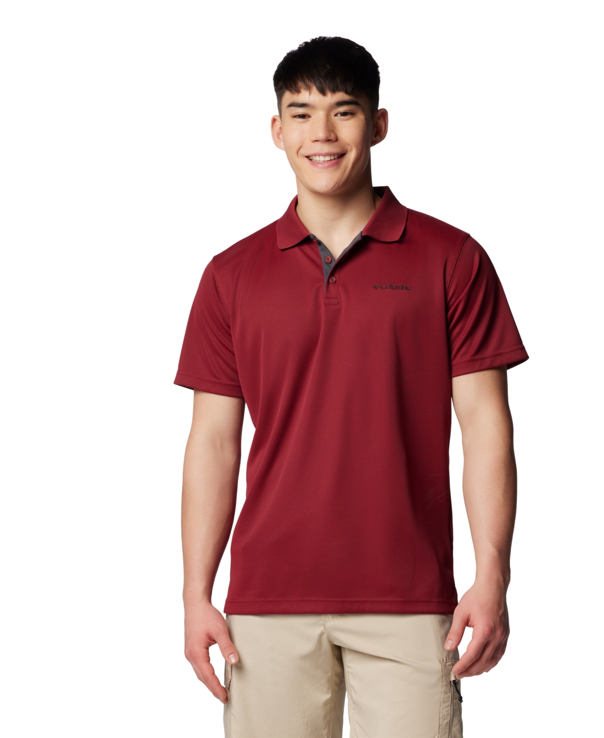 Click here for Columbia Mens Utilizer Polo Shirt - Red Jasper prices