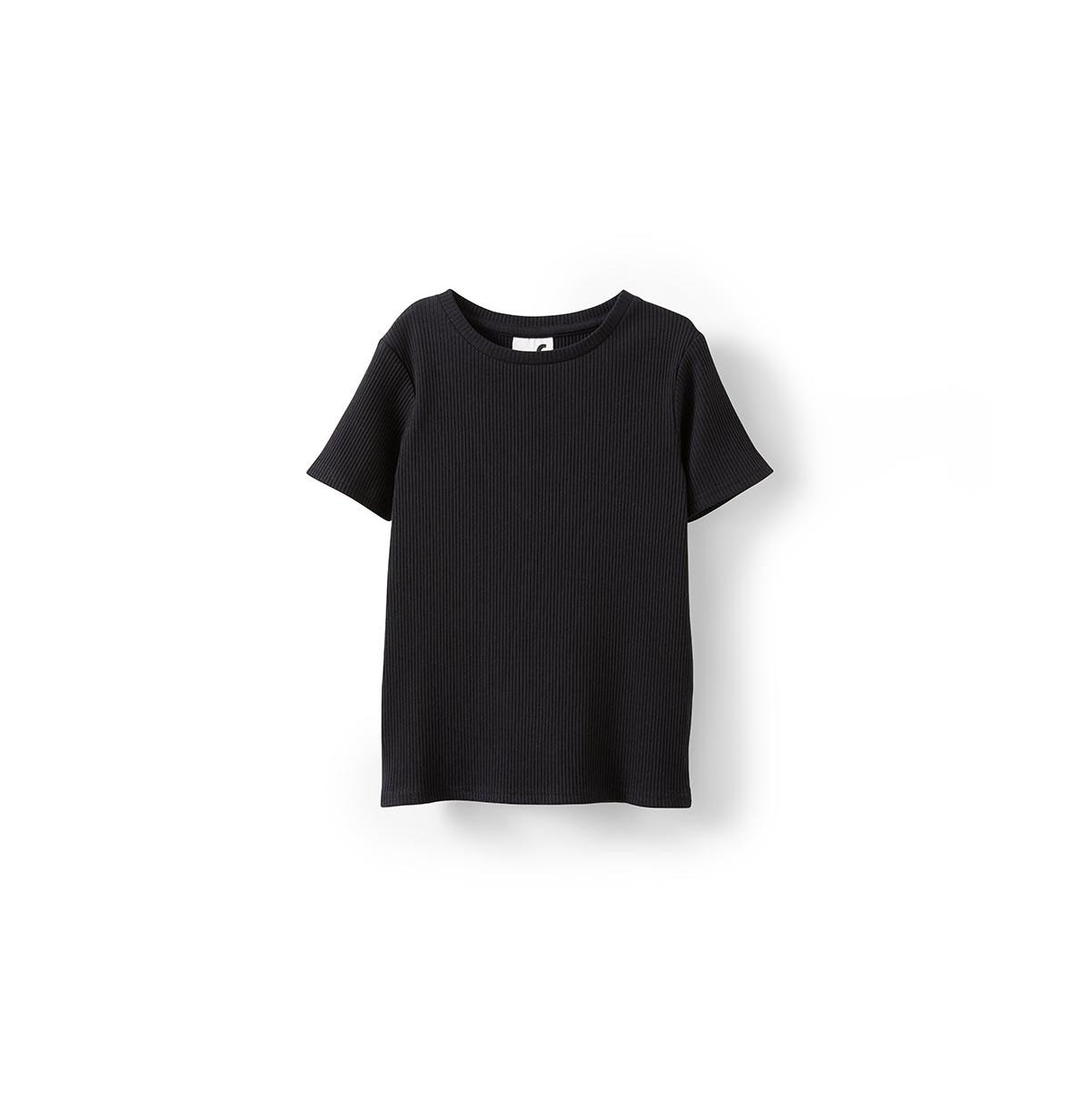 Click here for Cotton On Girls Little/Big Raya Tee - Black prices