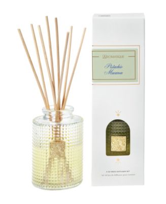 Aromatique Pistachio Macaron Reed Diffuser Set, 5 oz. - Macy's
