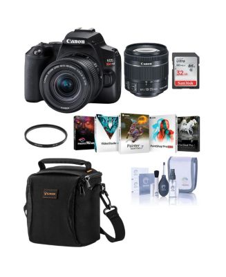 Canon Canon EOS Rebel SL3 DSLR Camera with 18-55mm (Black), Accessary ...