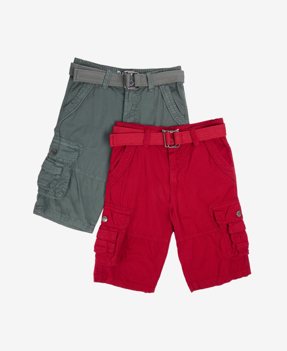 Click here for Raw X Big Boys 2 Pack Combo Belted Twill Cargo Sho... prices