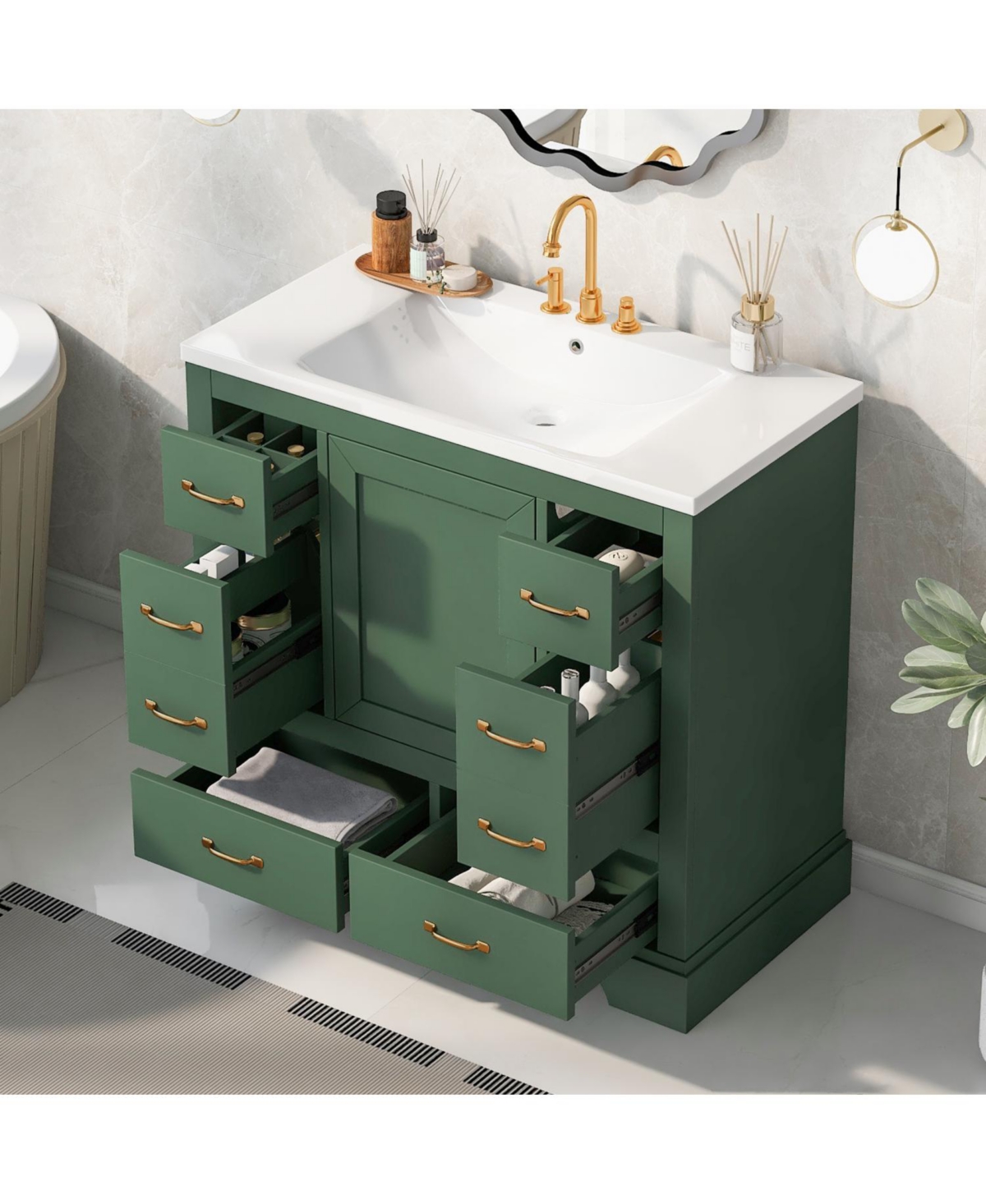 Click here for Streamdale 36" Bathroom Vanity with Sink Comb... prices