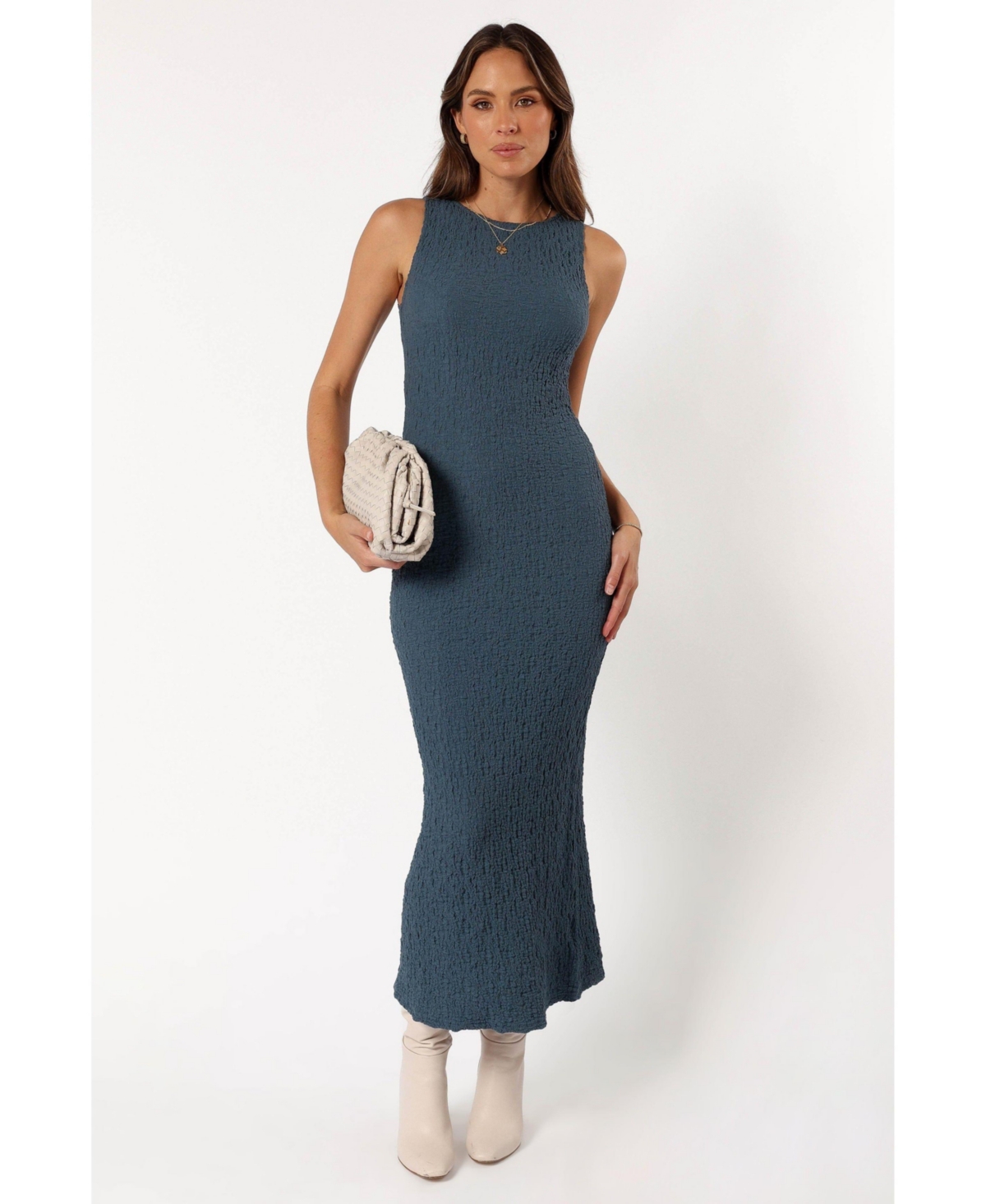 Click here for Petal and Pup Womens Clark Maxi Dress - Charcoal prices