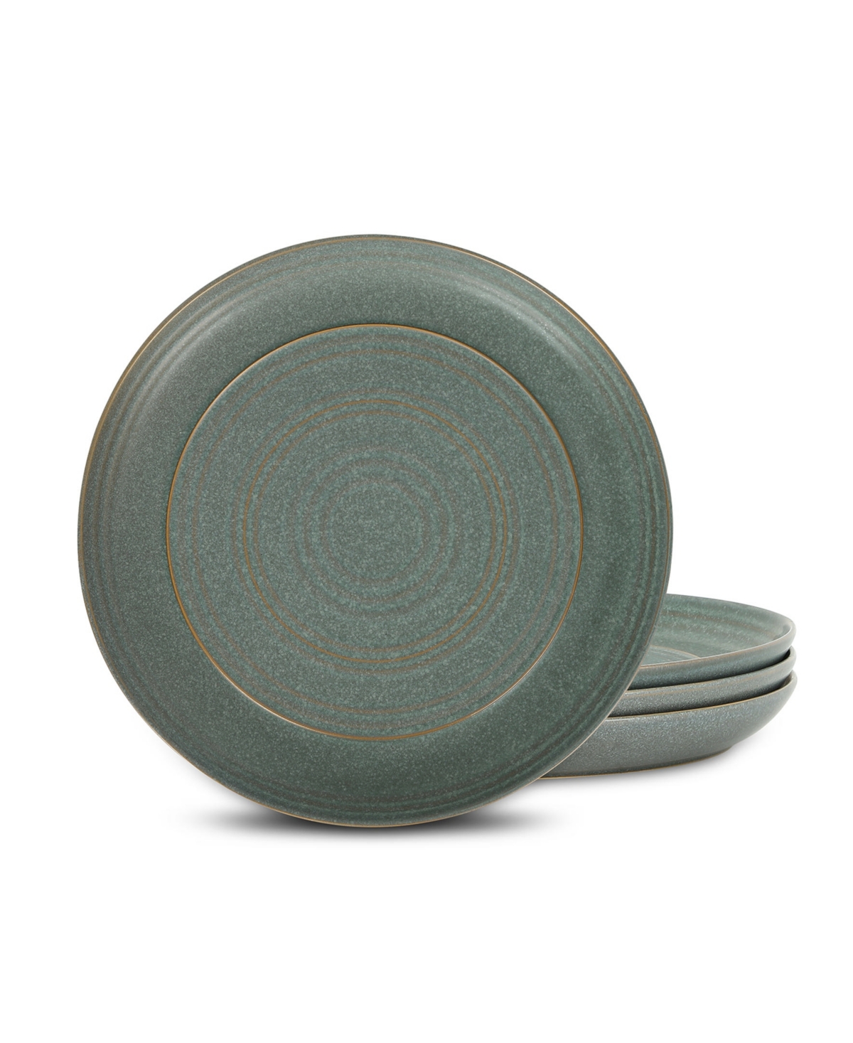 Click here for Stone Lain Elio Dinner Plates  Set of 4 - Green prices