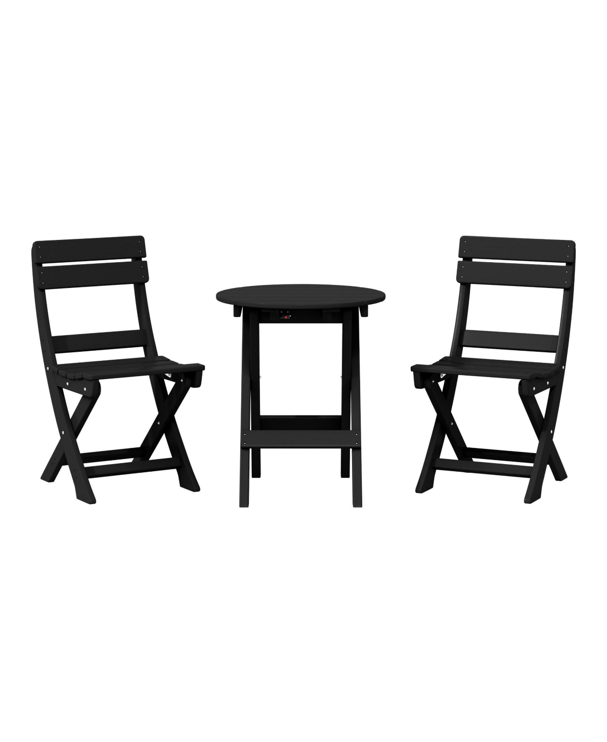 Click here for 3-Piece Outdoor Hdpe Folding Patio Bistro Table an... prices