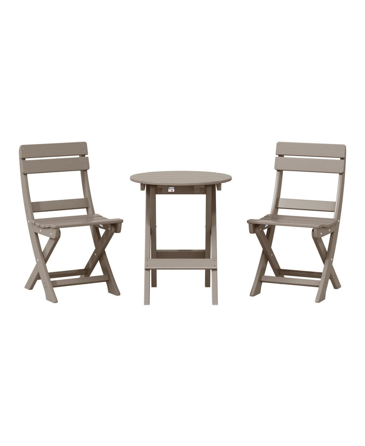 Click here for 3-Piece Outdoor Hdpe Folding Patio Bistro Table an... prices