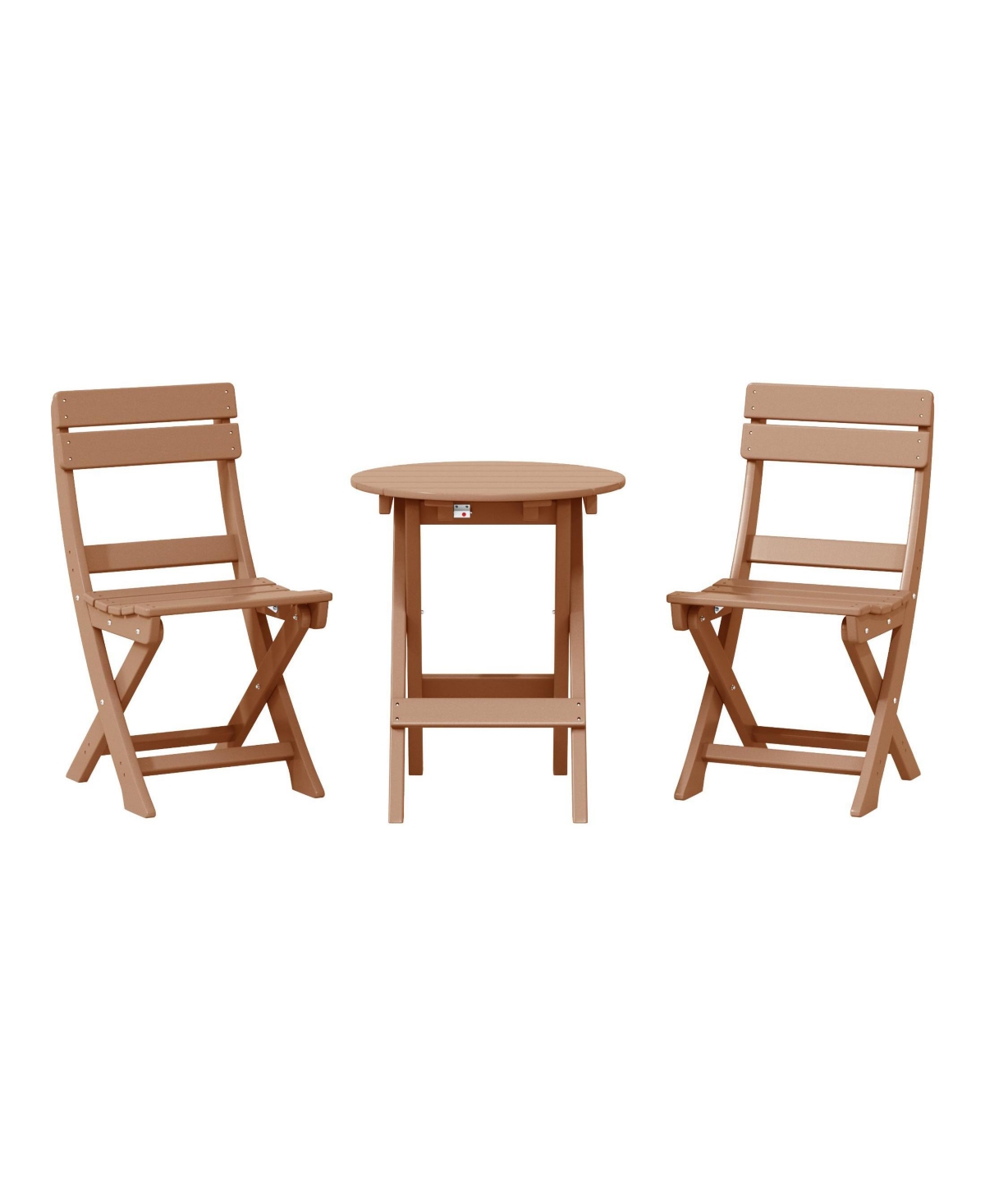 Click here for 3-Piece Outdoor Hdpe Folding Patio Bistro Table an... prices