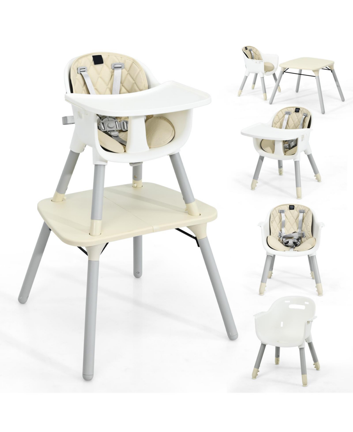 Click here for Gouun Kids 4-in-1 Convertible Table Chair Set with... prices