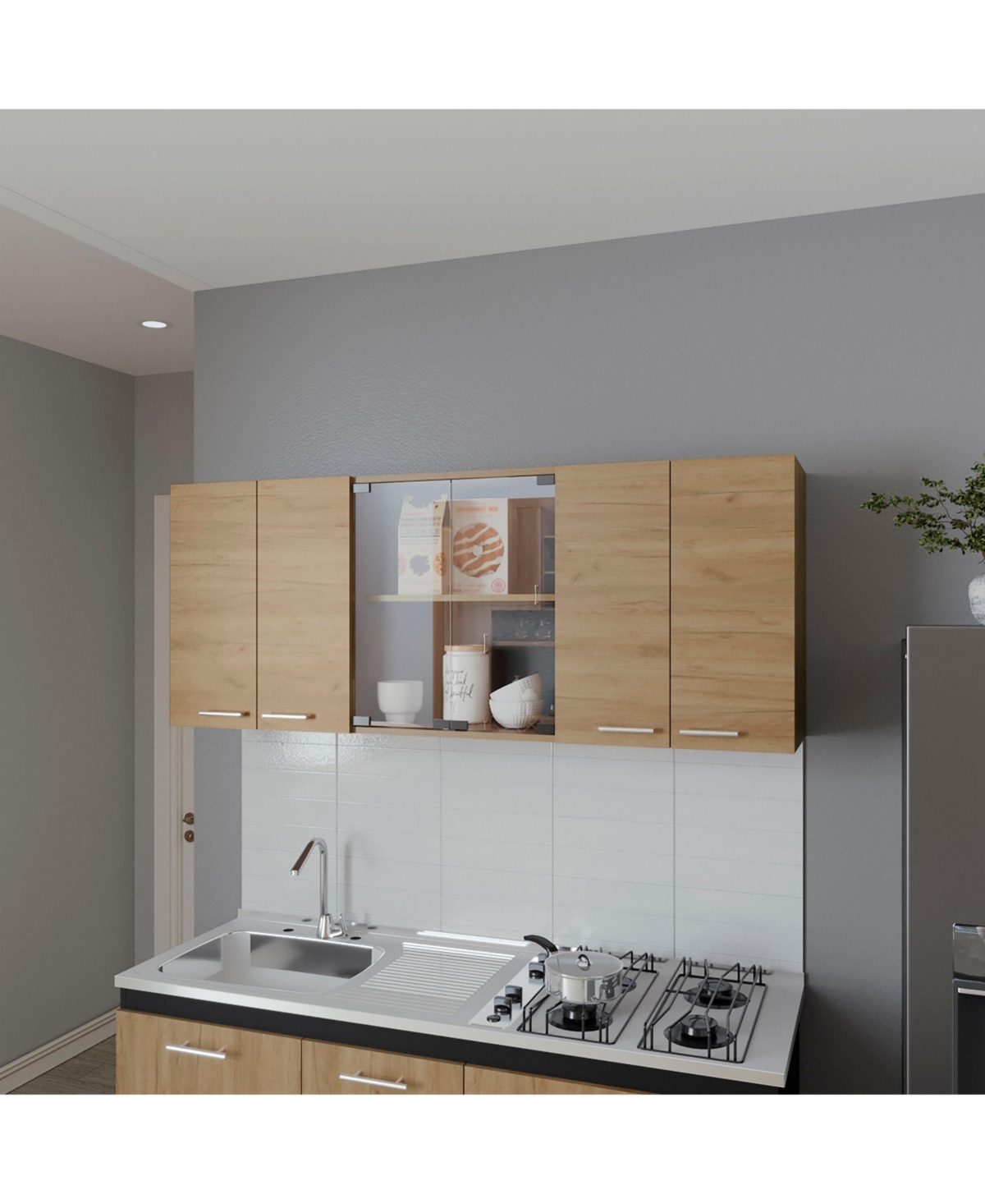 Click here for Fm Furniture Lydia Wall Cabinet kitchen in Melamin... prices
