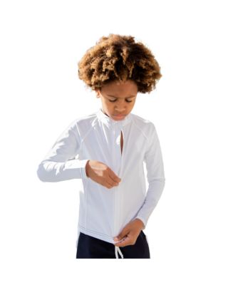 NoNetz Boys & Girls Long Sleeve No-Rash Rash Guards With Skin Safe ...