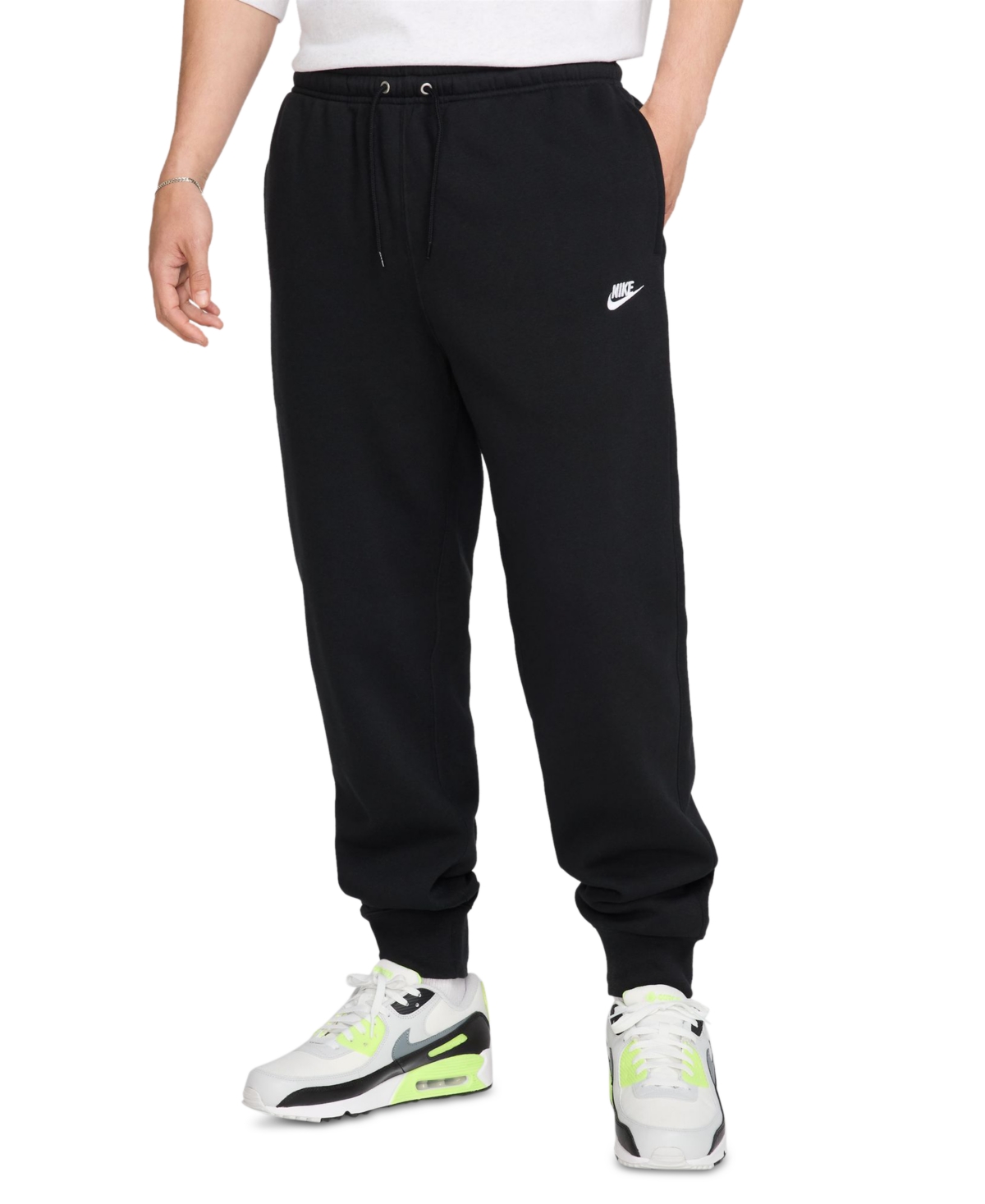 Click here for Nike Club Mens Fleece Drawstring Joggers Pants - B... prices