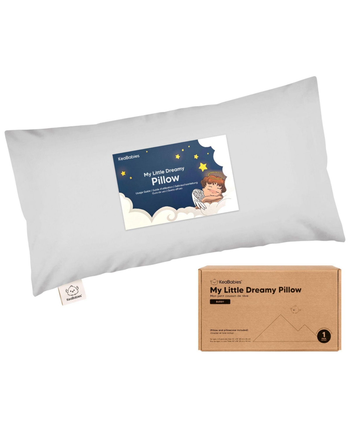 Click here for KeaBabies Toddler Buddy Pillow with Pillowcase  10... prices