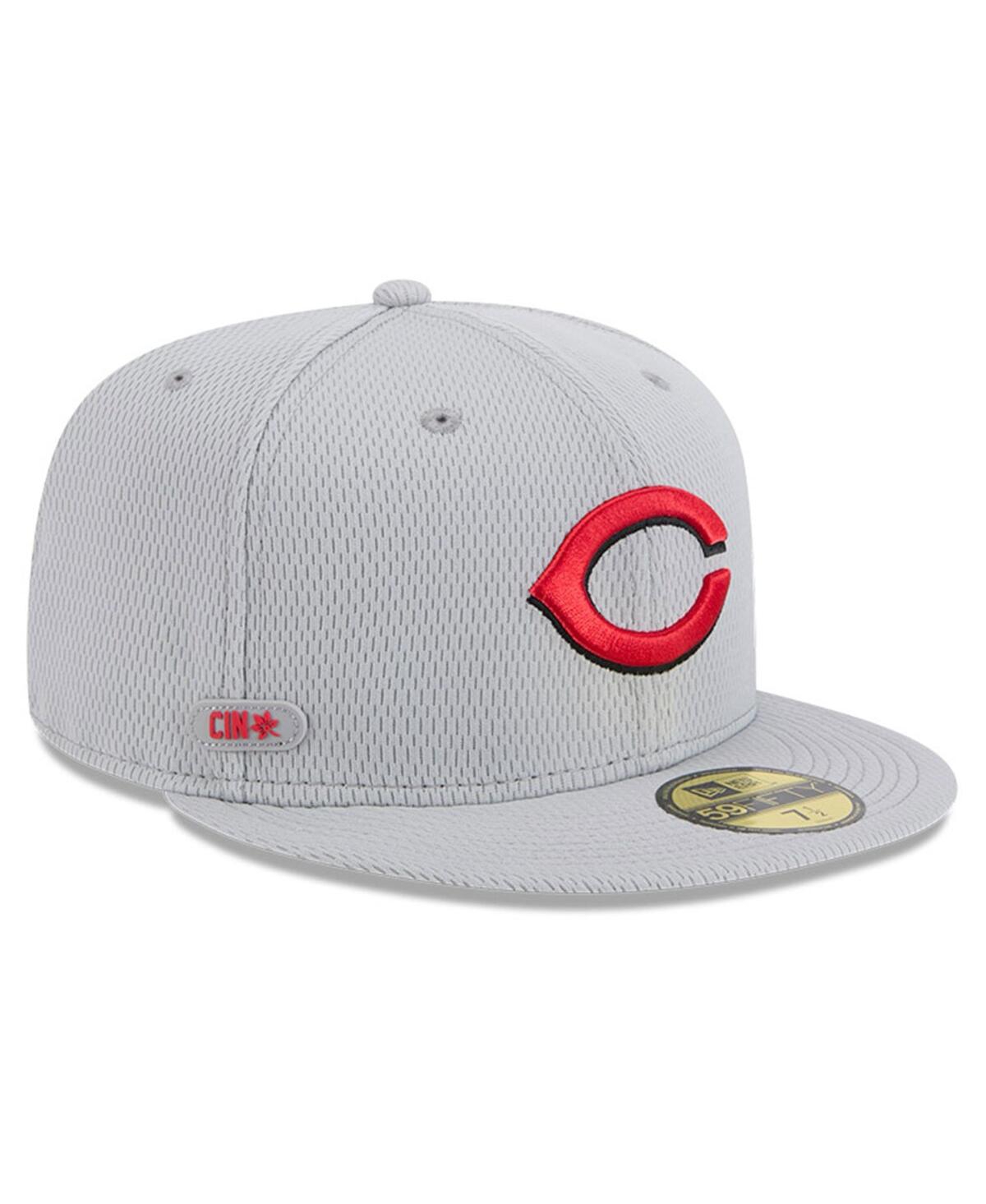 Click here for New Era Mens Gray Cincinnati Reds 2025 Mlb Clubhou... prices