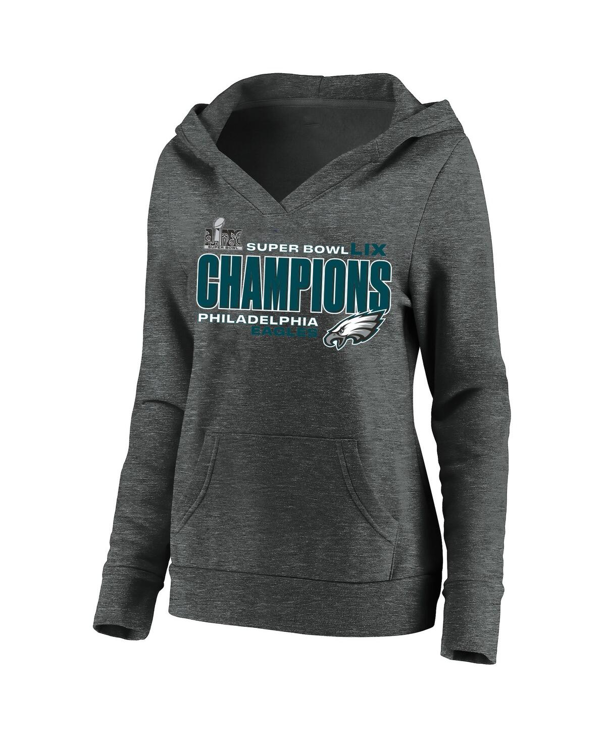 Click here for Fanatics Womens Heather Charcoal Philadelphia Eagl... prices