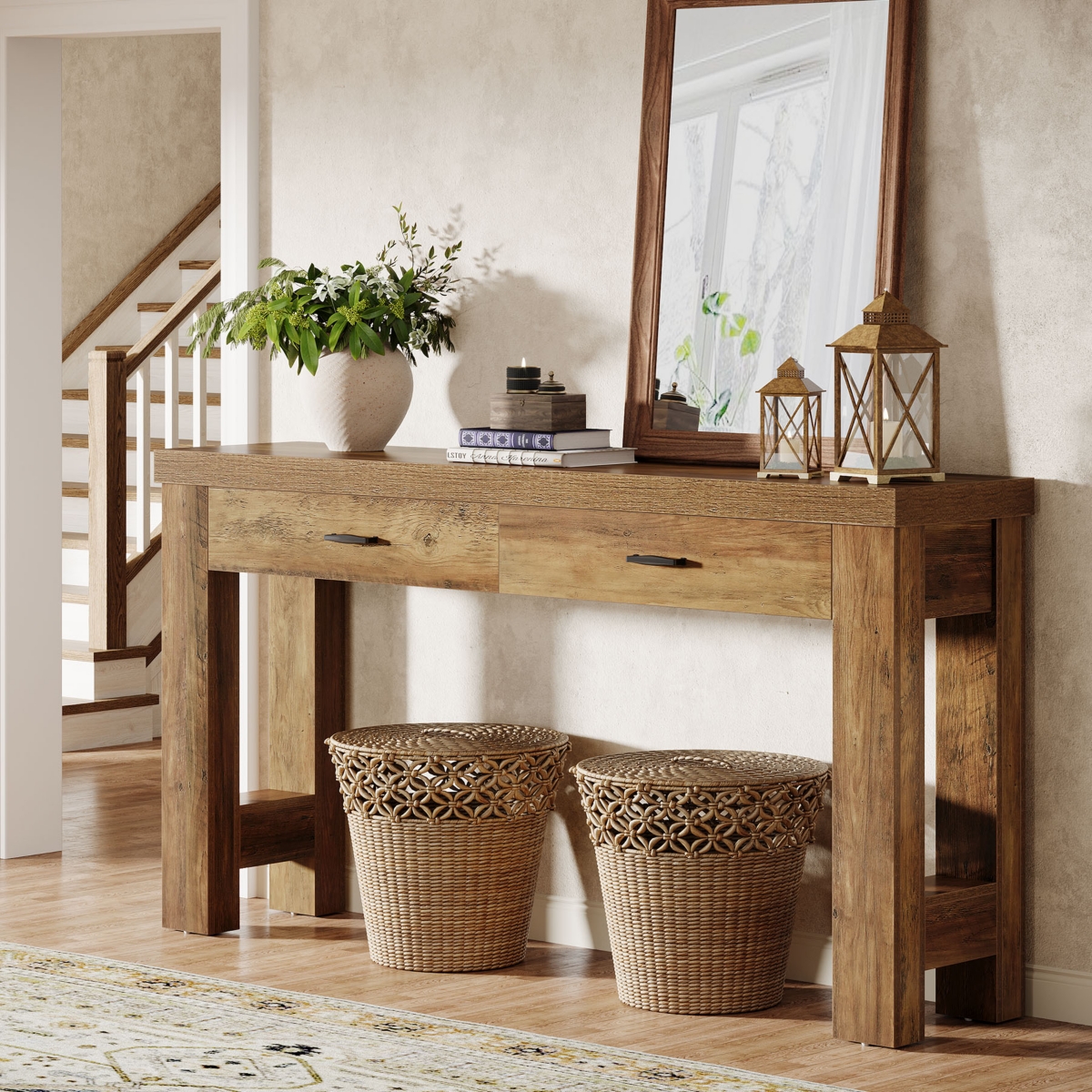 Click here for Tribesigns 3-Tier Narrow Side Table with Storage W... prices