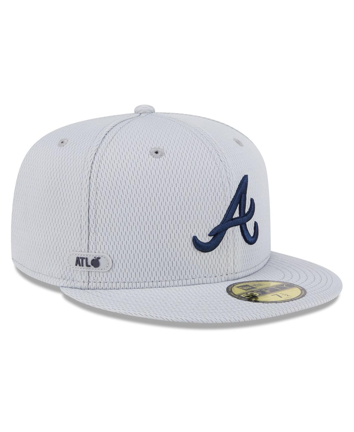 Click here for New Era Mens Gray Atlanta Braves 2025 Mlb Clubhous... prices