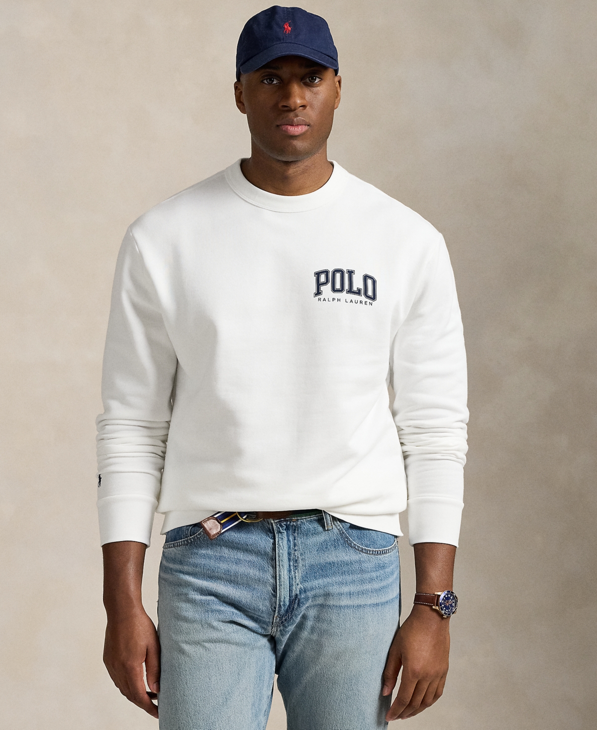 Click here for Polo Ralph Lauren Mens Big & Tall Logo Fleece Swea... prices