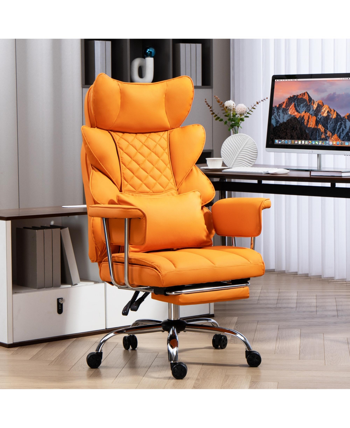 Click here for Dyhome Faux Leather Gaming Chair  Ergonomic High-B... prices