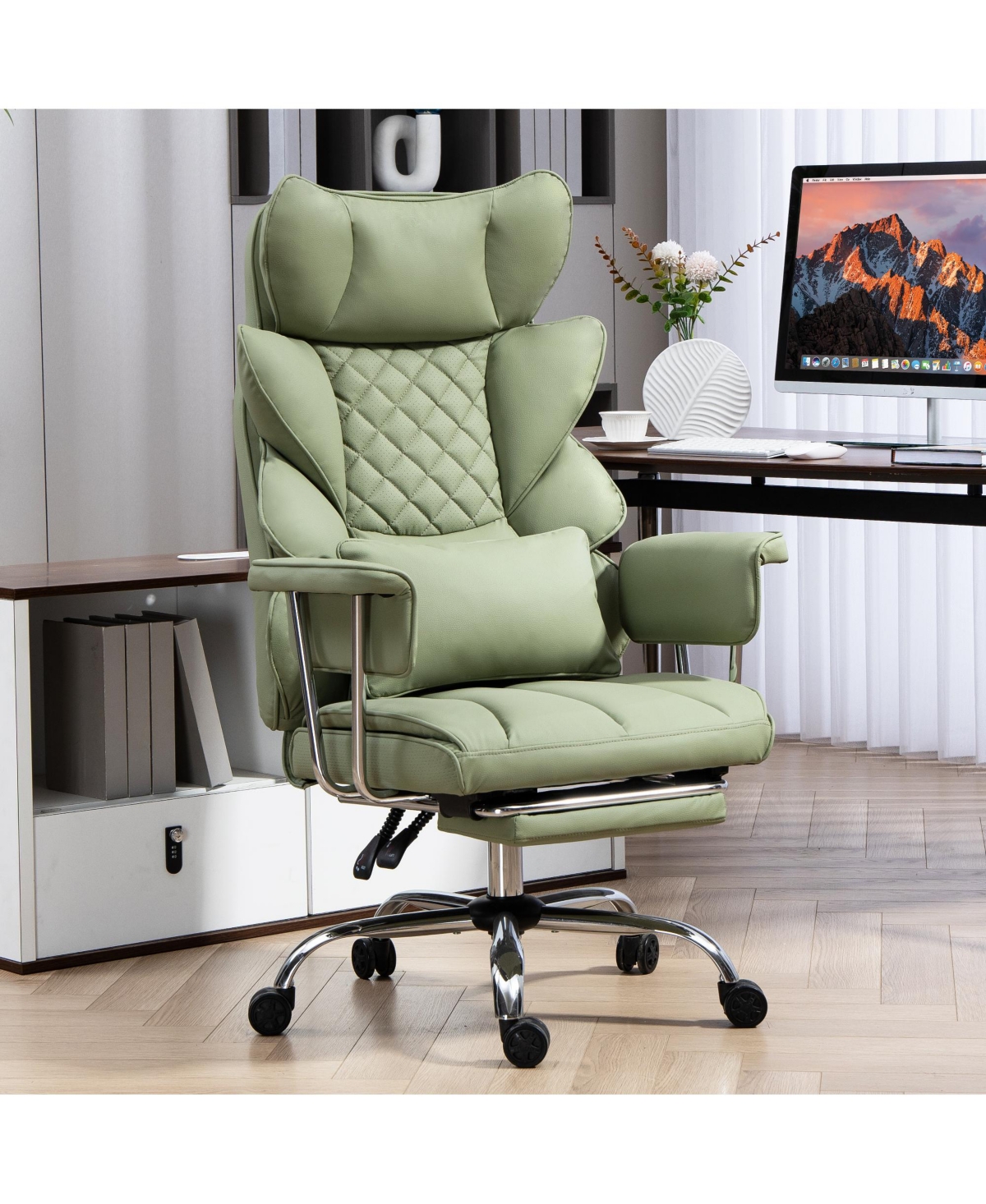 Click here for Dyhome Faux Leather Gaming Chair  Ergonomic High-B... prices