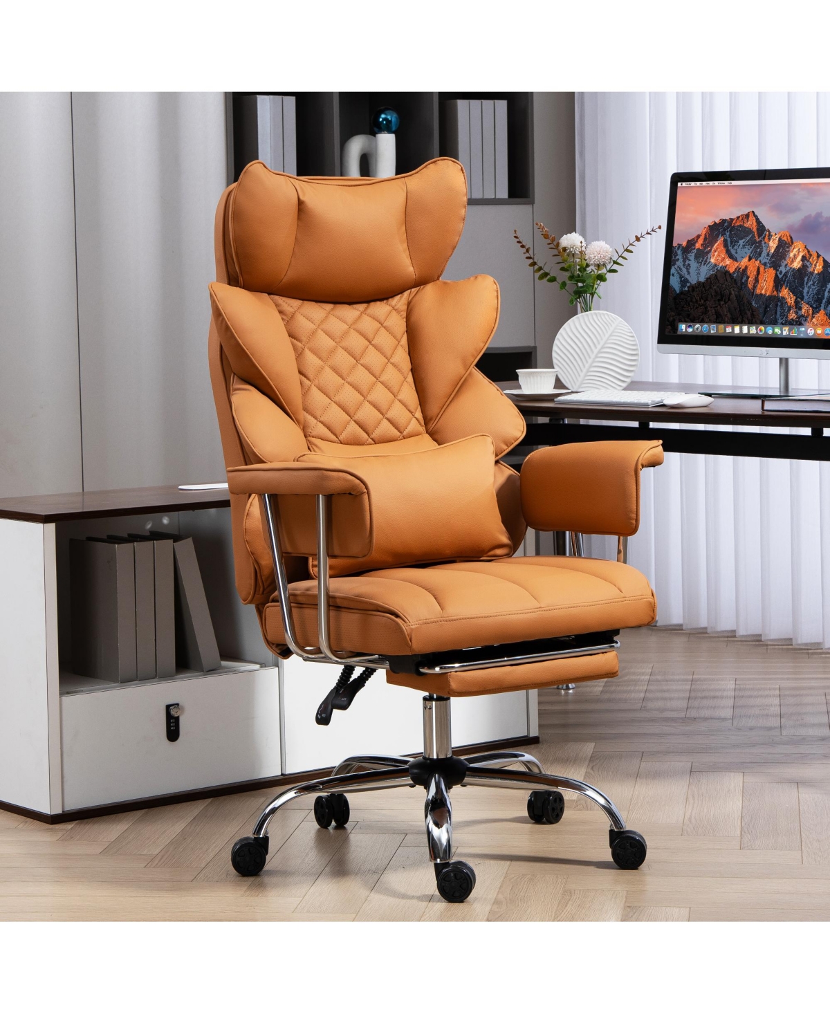 Click here for Dyhome Faux Leather Gaming Chair  Ergonomic High-B... prices