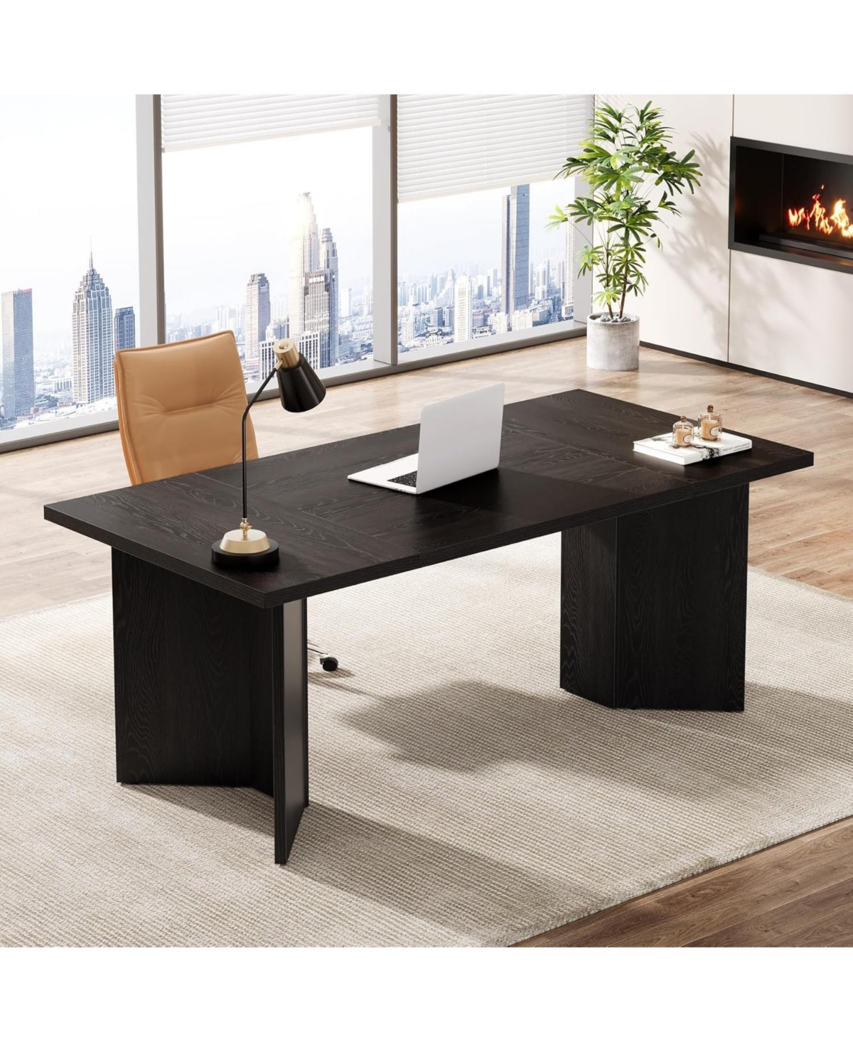 Click here for Tribesigns 63-Inch Executive Desk  Modern Office C... prices
