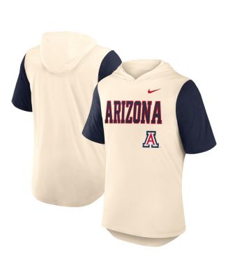 Nike Men's Natural/Navy Arizona Wildcats Baseball Script Tri-Blend ...